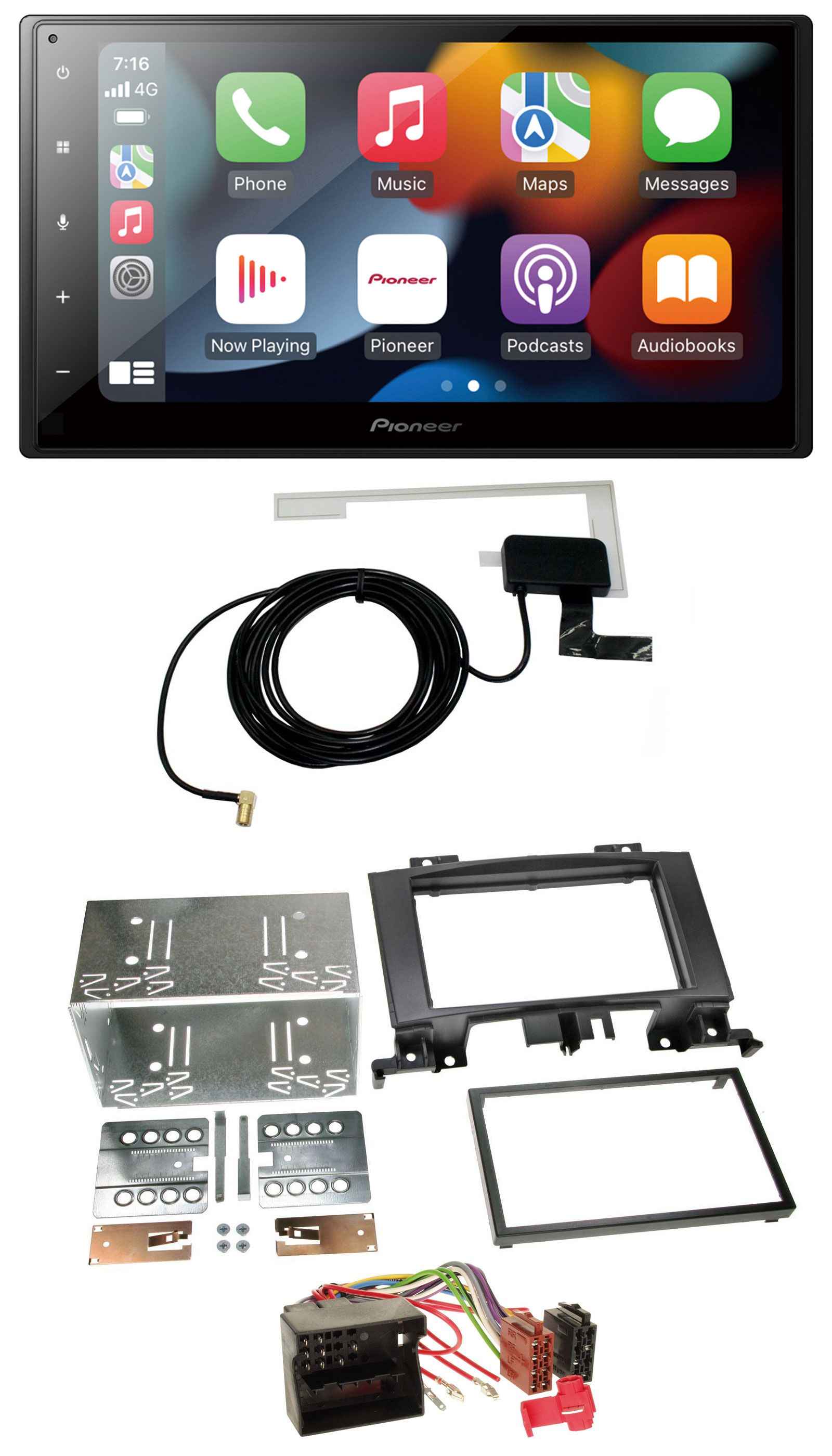 Pioneer MP3 USB Bluetooth DAB 2DIN Car Stereo for Mercedes Sprinter ...