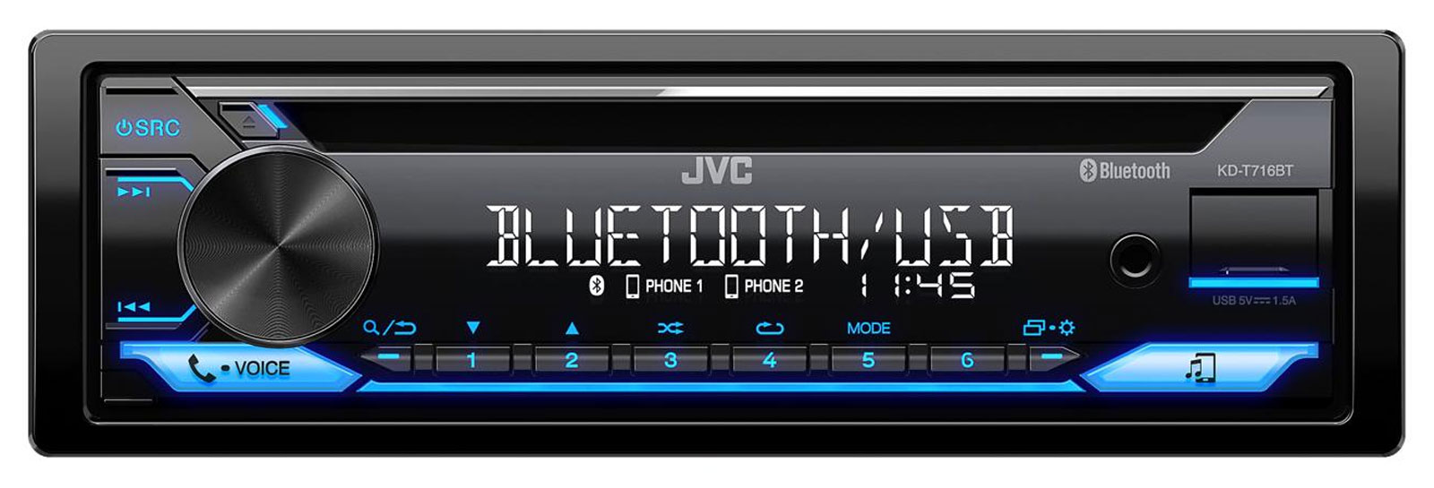 JVC USB BLUETOOTH MP3 CD Steering Wheel Car Stereo for Land Rover ...